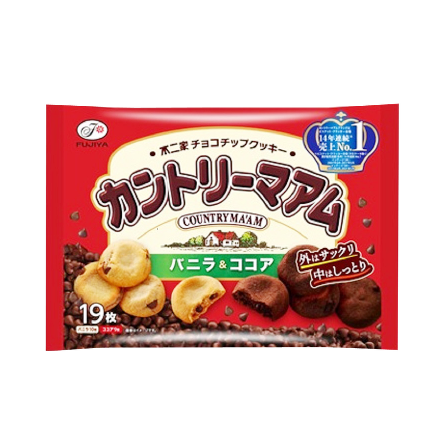 FUJIYA 不二家COUNTRYMA'AM 丰富口感碎巧克力饼干_FUJIYA 不二家休闲零食饼干糕点_豌豆公主